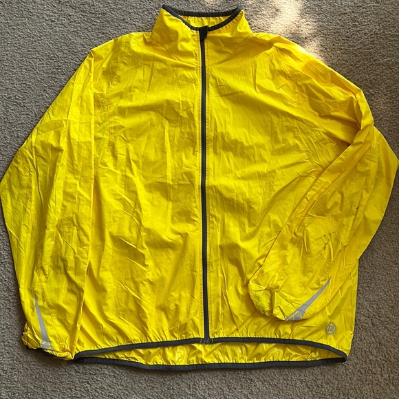 Novara | Jackets & Coats | Novara Yellow Windbreaker Jacket Cycling ...